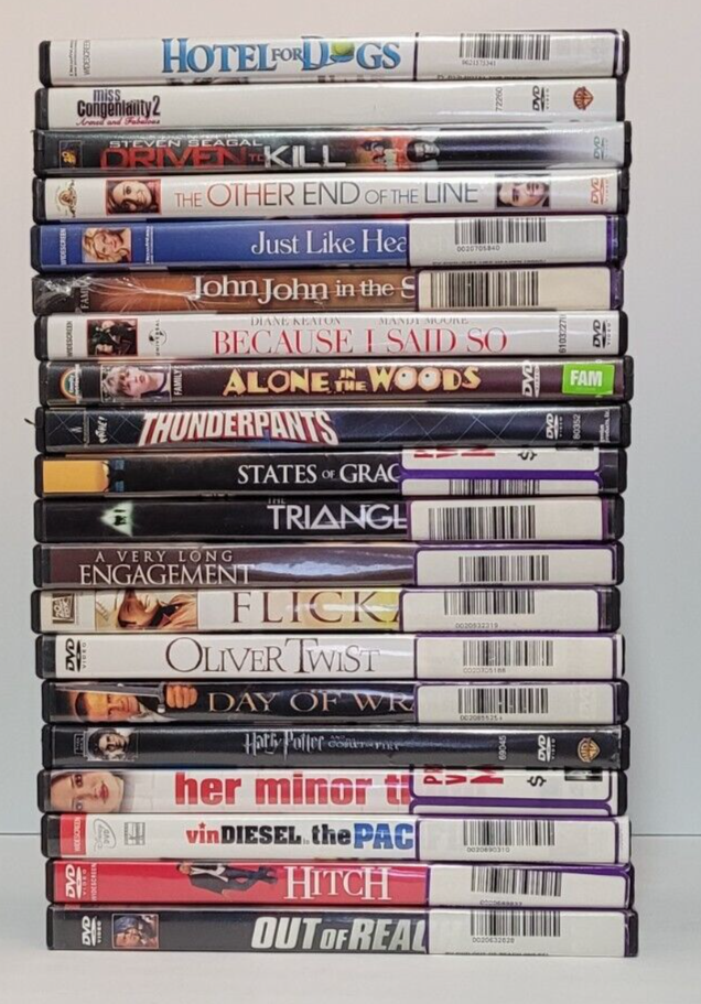 70-Different DVDs All Genres Previously Viewed Title List in ...