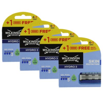 Wilkinson Sword Hydro 3 Skin Protection 4 x 4 + 1 Rasierklingen Aloe ...