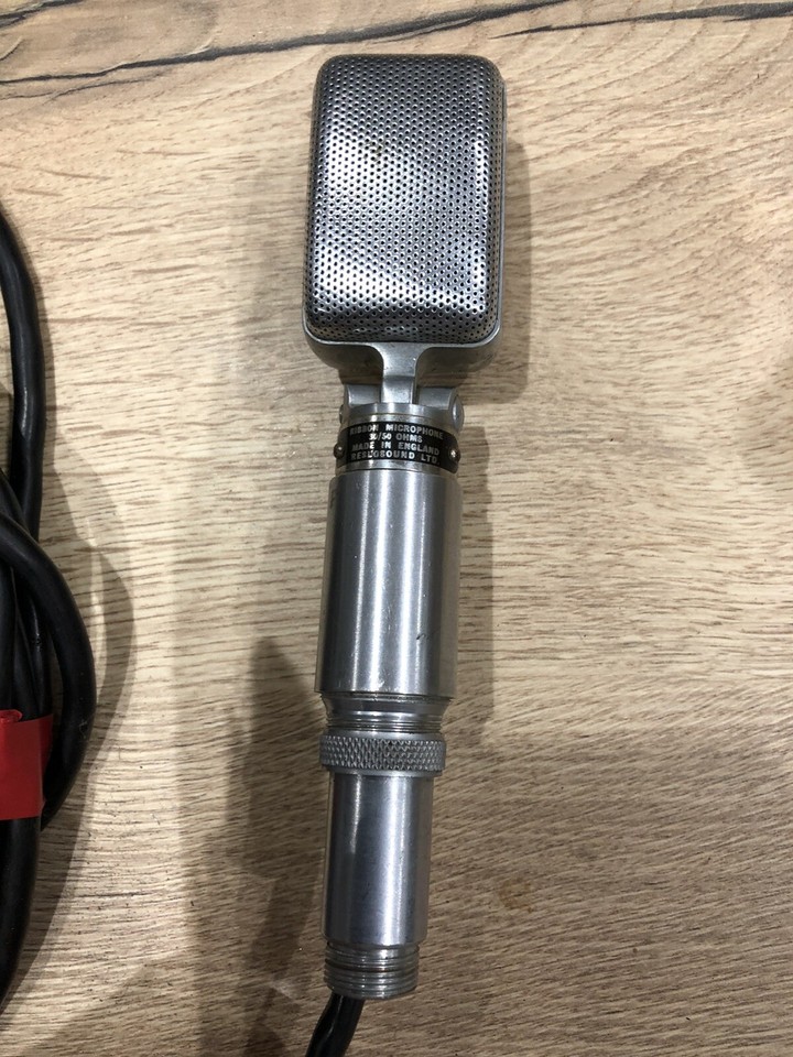 Reslo Ribbon Microphone 30/50 Ohm "Beatles" with Ferrograph Wearite ...