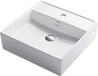 T-9134 White Square Vessel Porcelain Ceramic Bathroom Sink with ...