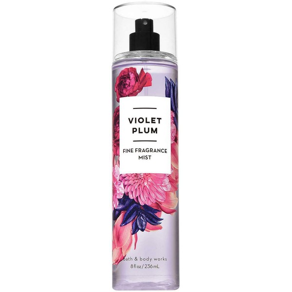Bath & Body Works 2x Violet Plum Fine Fragrance Mist 8 FL Oz Ship for ...