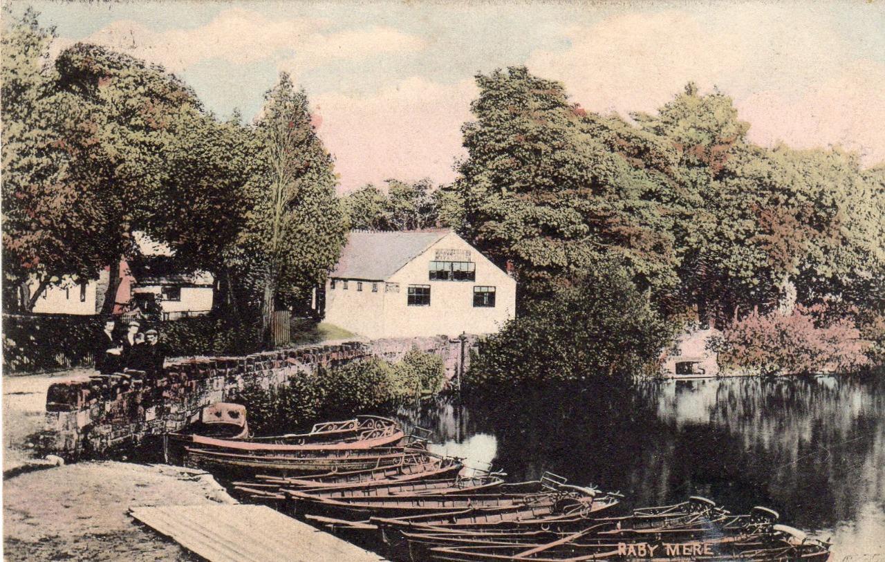 Raby Mere Nr Bebington Wirral pc used 1904 | eBay UK