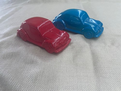 Avon Volkswagen Bug Pair Red and Blue Bottles empty no Box | eBay