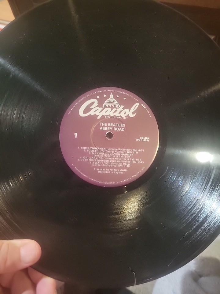 The Beatles Abbey Road - Capitol Records Label | eBay