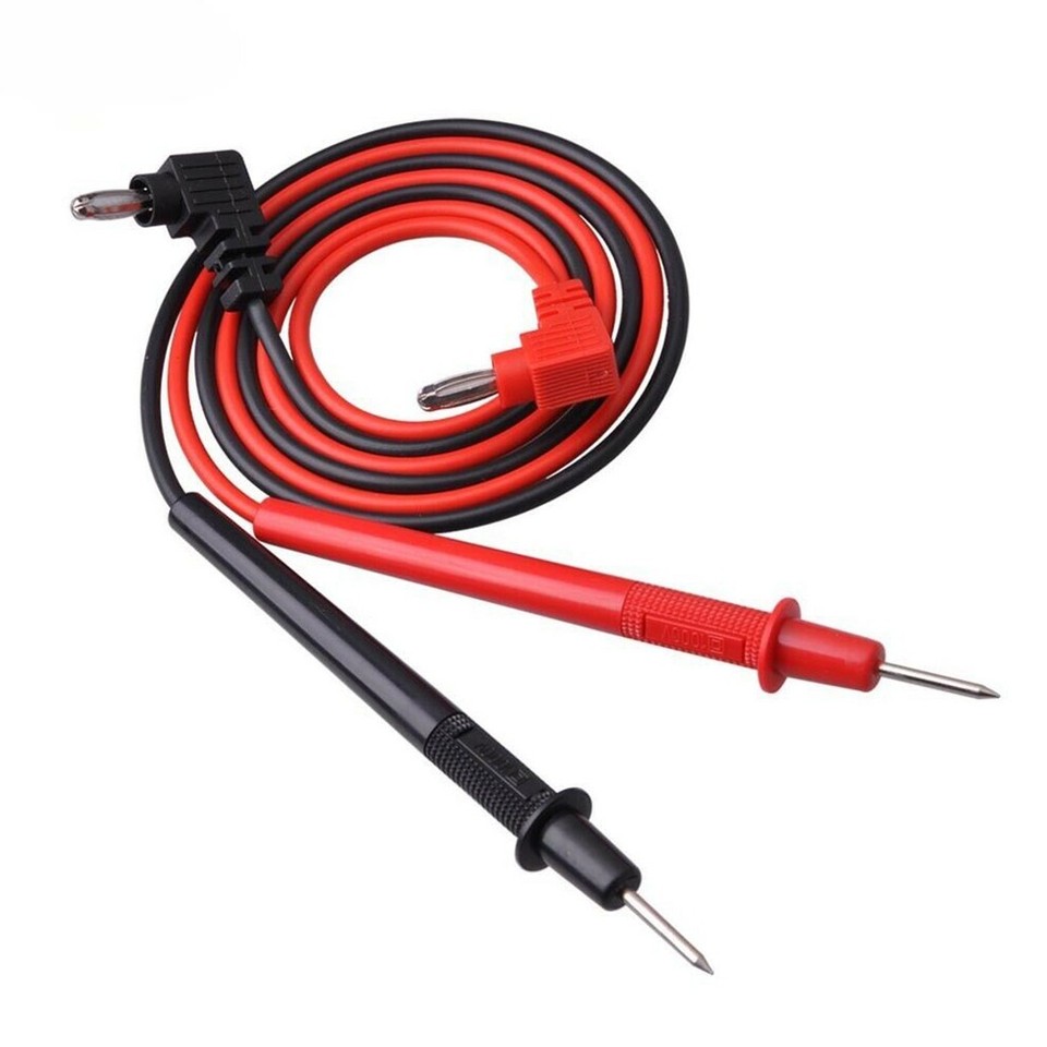 Ergonomic Digital Multimeter Meter Probe Cable Wire Clamp Test Leads ...