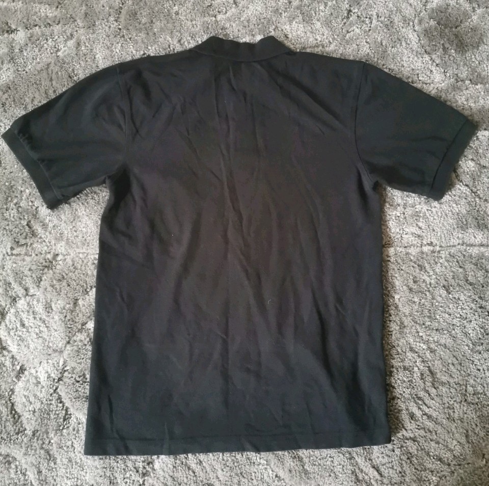 Liverpool FC Polo Shirt Men's M Black and Red Golf Short Sleeve | eBay