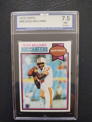1979 Topps Doug Williams Rookie Card RC #48 - Tampa Bay - HOF - ISA 7.5 ...