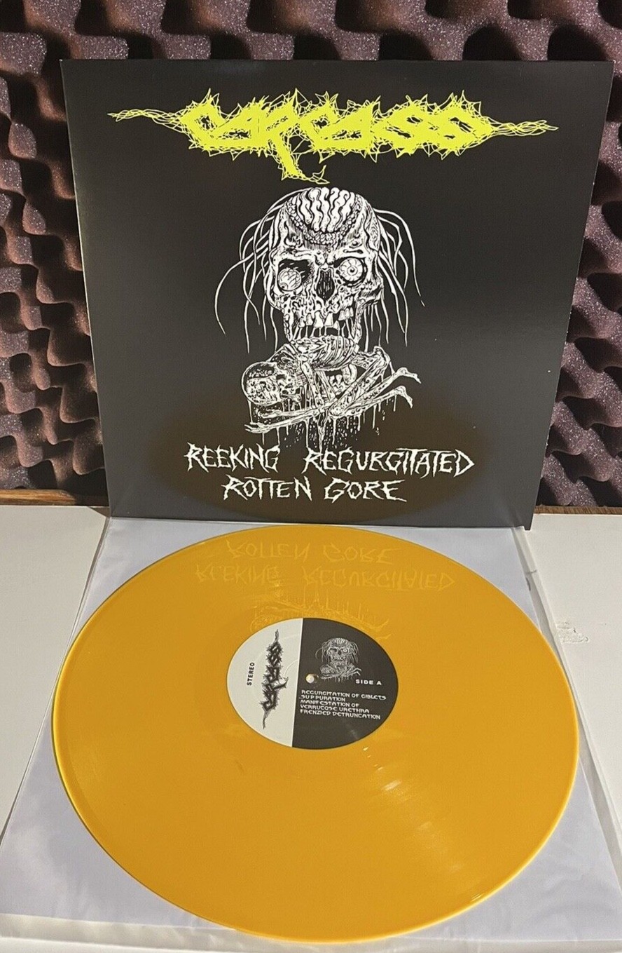 Carcass Reeking Regurgitated Rotten Gore Yellow Vinyl FFO Exhumed ...