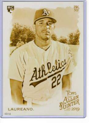 Ramon Laureano 2019 Allen and Ginter 5x7 Gold #207 /10 Athletics | eBay