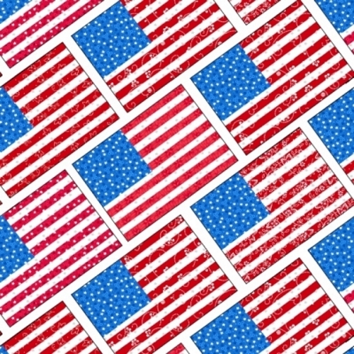 Henry Glass Let Freedom Ring 9942 87 Diagonal Flags BTY Cotton Fabric ...