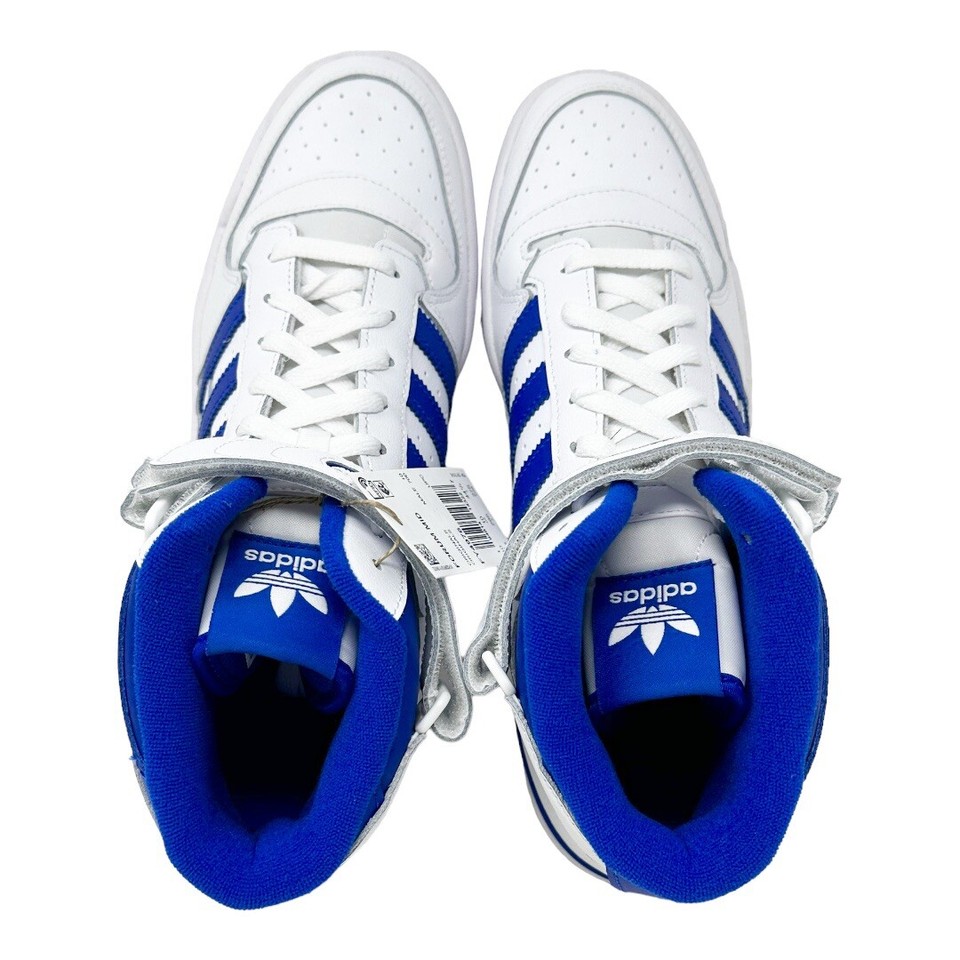 Adidas Forum Mid FY4976 White/Royal Size 10 | eBay