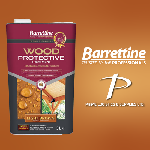 Barrettine Wood Protective Treatment 5L Light Brown | eBay UK