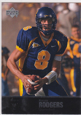 Aaron Rodgers CAL NCAA College Football Card Upper Deck GREEN BAY ...