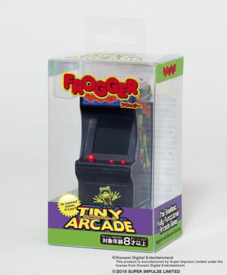 TINY ARCADE Frogger Miniature Arcade Game palm size 1/18 scale Battery Powered | eBay