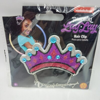 That Girl Lay Lay Barrette Hair Clip Slay Glitter Crown Nickelodeon ...