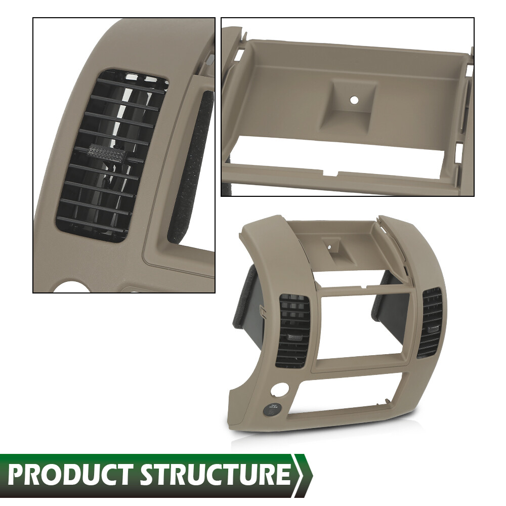 Center Consoles Center Dash Console Panel Bezel Gray - Direct Fit For ...