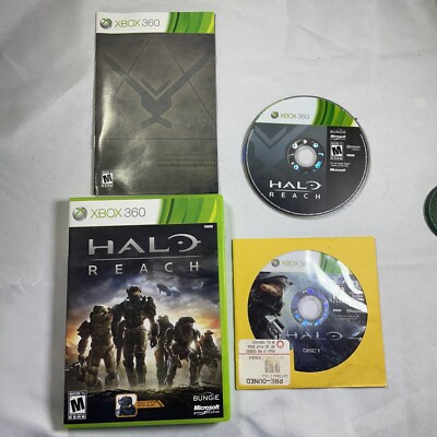 Halo: Reach (Xbox 360, 2010) Complete And Halo 4 Disk 1 885370040159| eBay