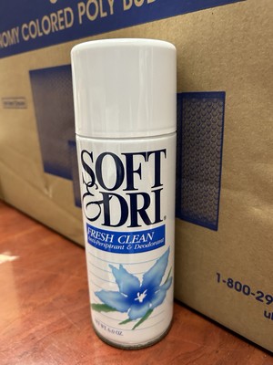 Vintage Soft And Dri Fresh Clean 6oz. Spray Deodorant | eBay