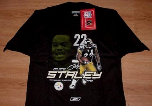 Duce Staley #21 Pittsburgh Steelers T-shirt Large Black Jersey Style ...
