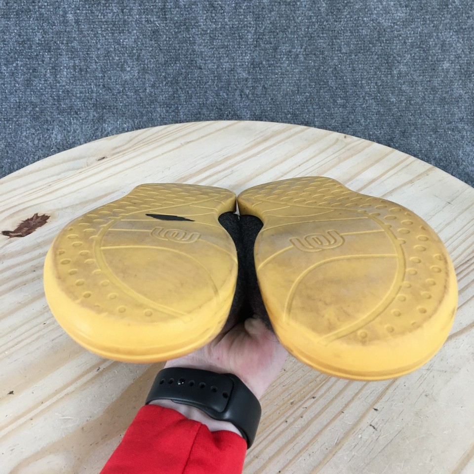 Mahabis Slippers Mens 39 Gray Classic Wool Slip On Indoor Comfort Round ...