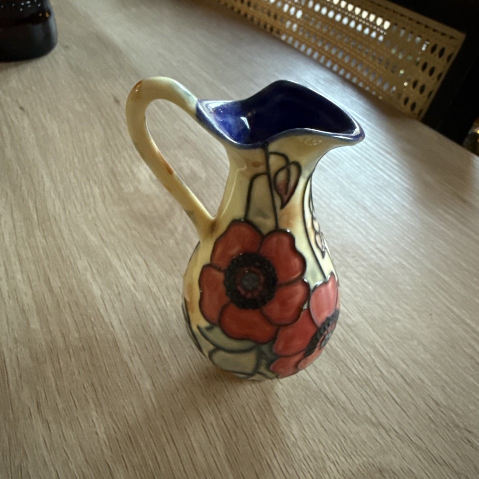 Old Tupton Ware Small Tube Lined Poppy Jug Vase 10.5 cm (B32) | eBay UK