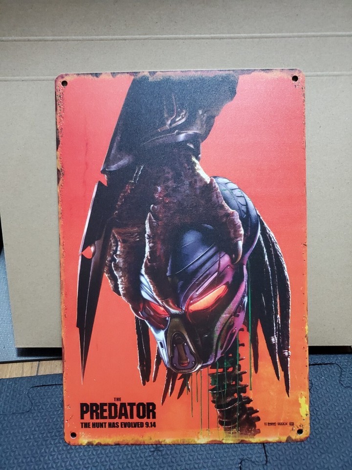 Predator Movie Retro Tin Sign Metal Sign American Garage Import | eBay