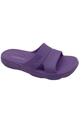 Ryka Ultimate Recovery Molded Slide Sandals Restore Slide Light Purple ...
