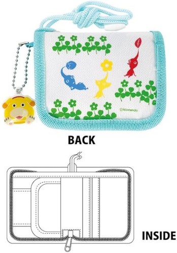 PIKMIN RF Wallet Green Oatchi Yellow Blue Mint Pikmin Game Character ...