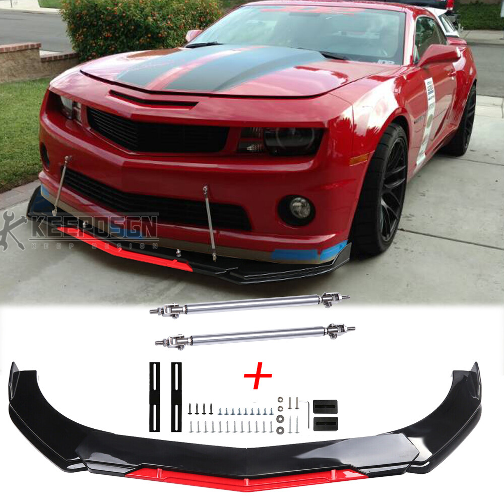 For Chevy Camaro SS Z28 ZL1 RS Front Bumper Lip Splitter Parts ...