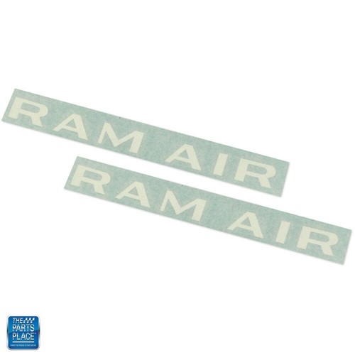 1971-1972 GTO 1973-74 Firebird Trans Am "RAM AIR" Hood Scoop Decal Pair ...