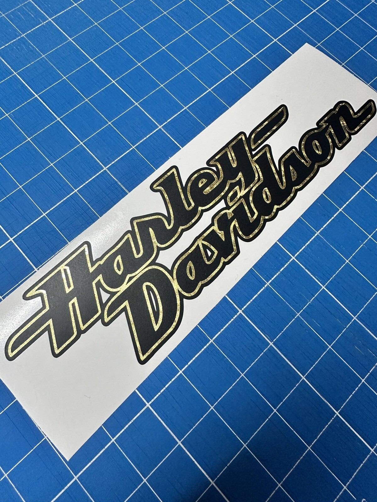 Vinyl Decals For Dyna Soft Tail Sportster Fuel Tank Stickers set of 2 ...