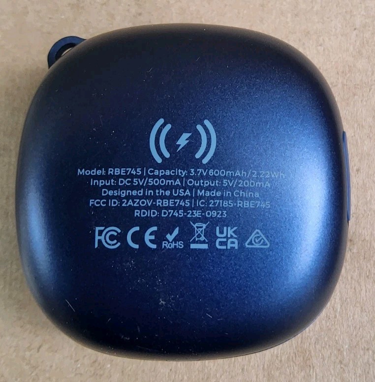 RAYCON RBE745 THE FITNESS CHARGING CASE ONLY. BLUE | eBay