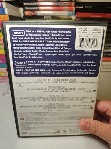 TCM Greatest Classic Films Collection: Hitchcock Thrillers (DVD,2009,2 ...