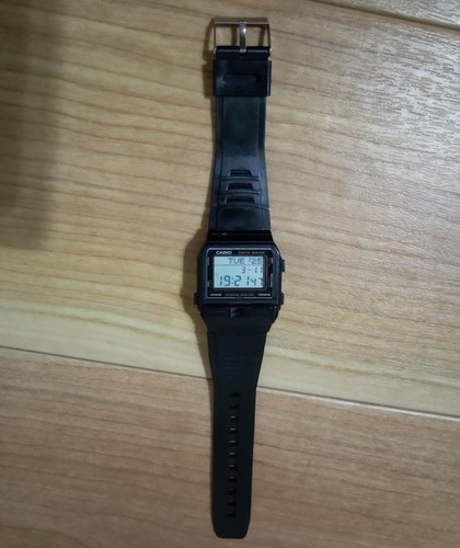 Casio Databank DBA-80 Mod 555 Vintage Men's Watch Battery Replaced Used ...