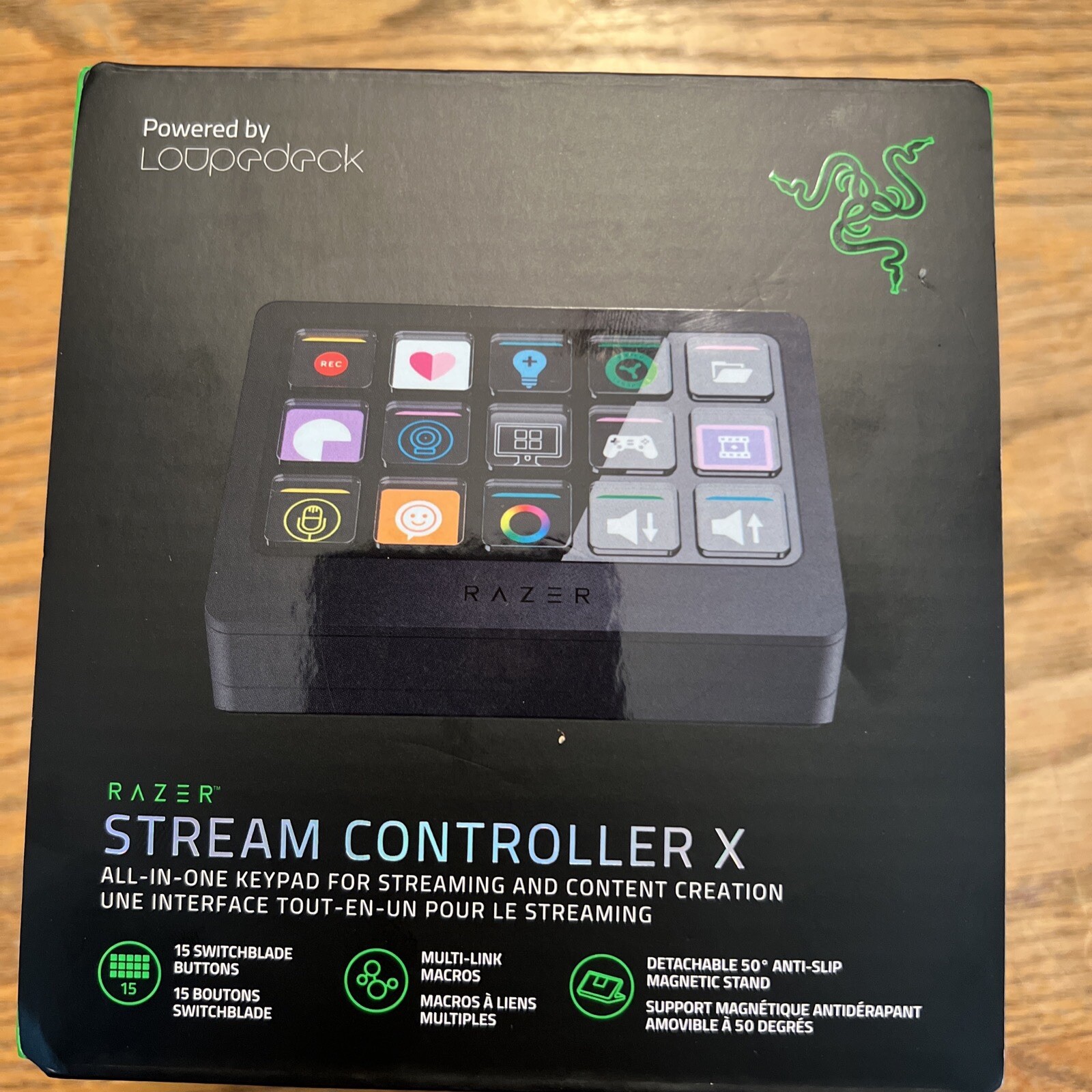 RAZER STREAM CONTROLLER X STREAMING & CONTENT CREATION DECK For Windows ...