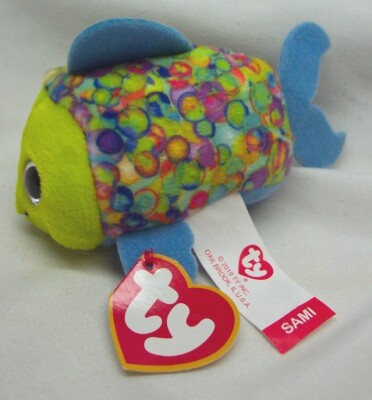 TY Mini SAMI THE FISH 4" Plush STUFFED ANIMAL TOY NEW w/ TAG McDonald's ...