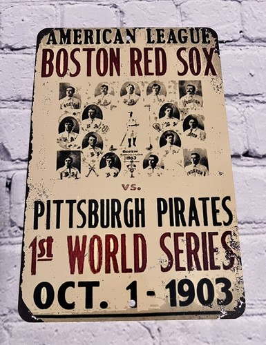 Boston Red Sox Tin Sign 8”x12” | eBay