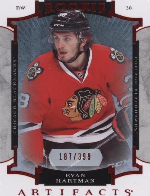 2015-16 Upper Deck Artifacts - Rookies Ryan Hartman #164 Ruby /399 (RC) for sale online | eBay