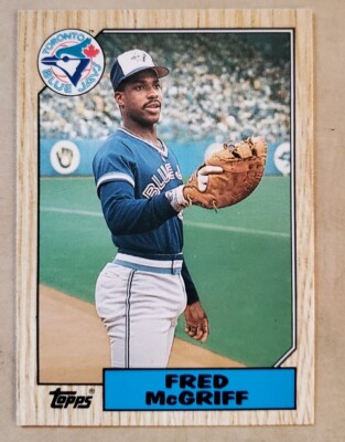 1987 TOPPS TRADED #74T FRED MCGRIFF ROOKIE CARD NEAR MINT / MINT | eBay