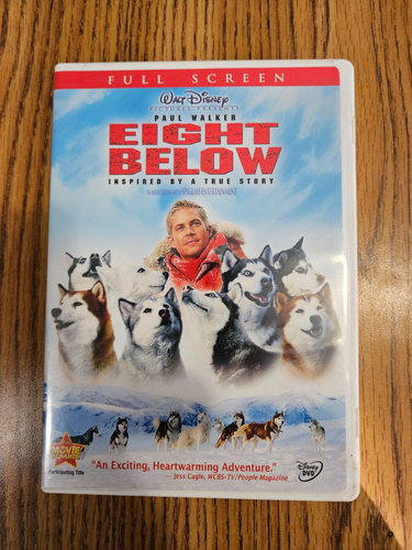 Walt Disney EIGHT BELOW paul walker SLED DOGS dvd film movie | eBay