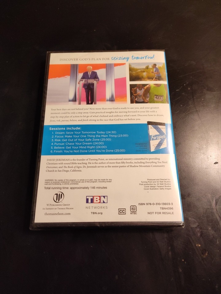 Dr. David Jeremiah "Forward" DVD Book TBN Special Edition 6 Sessions ...