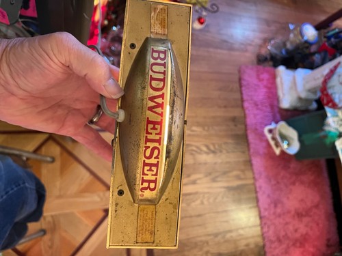 Vintage Budweiser Lighted Beer Sign, Bar/Cash Register Topper, 1960's ...