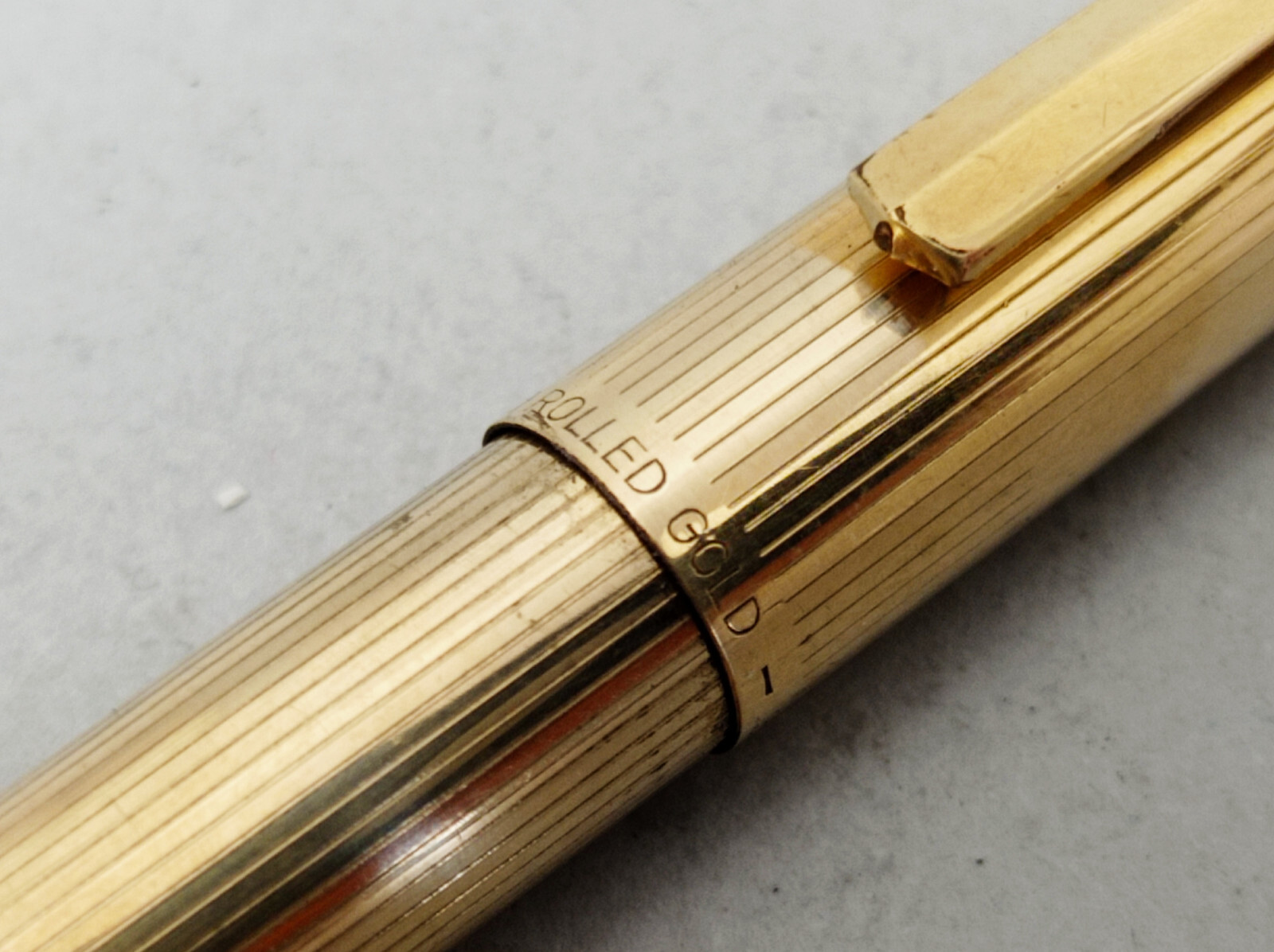 PELIKAN 60 ROLLED GOLD BALLPOINT PEN VINTAGE RARE EXCELLENT WORKING ...