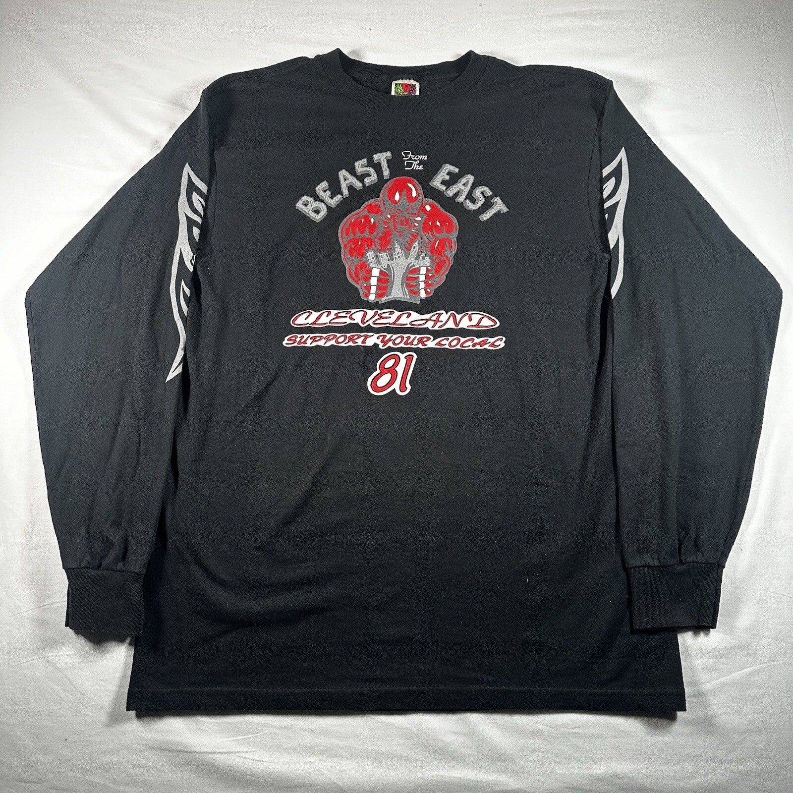 Vintage Hells Angels Cleveland Beast Of The East Long… - Gem