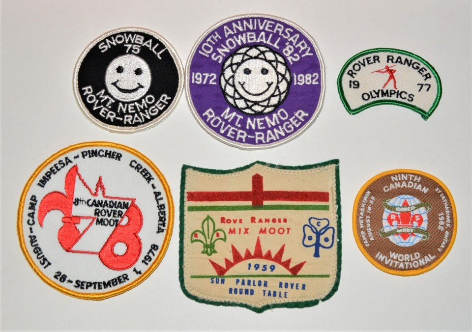 1st Ontario Provincial Moot 1972 Rover Ranger Scout EVENT Badge Shield ...