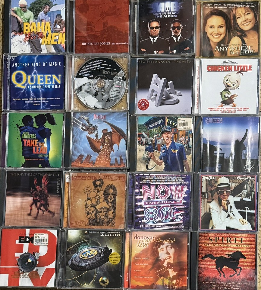 Lot Music Cd Mix 90s 2000s 80s Total 104cds With Original Covers | eBay