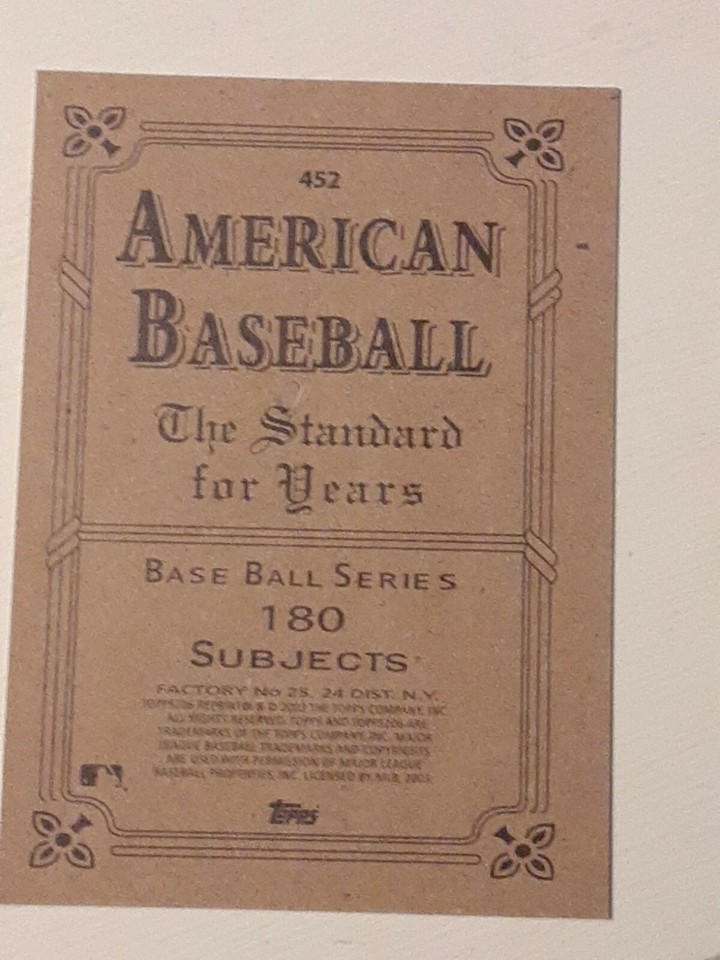 2002 Topps 206 Wahoo Sam Crawford # 452 REP Detroit Tigers HOF | eBay