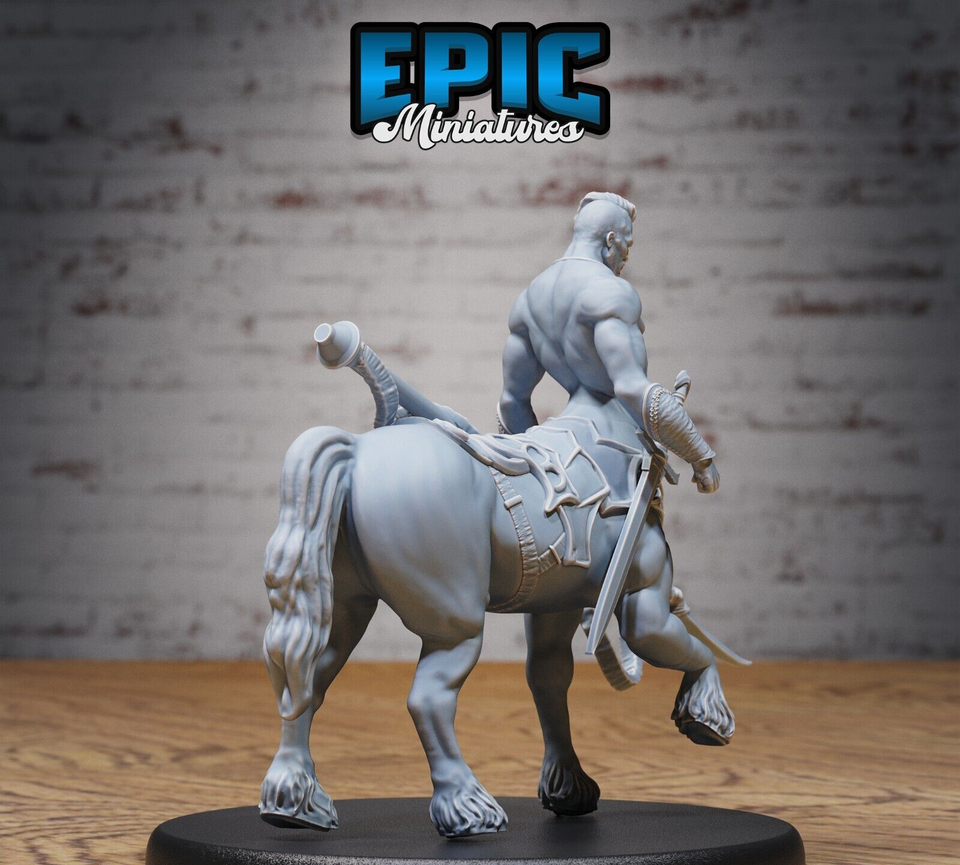 Epic Miniatures Fantasy Centaur with Spear DnD D&D Pathfinder TTRPG ...
