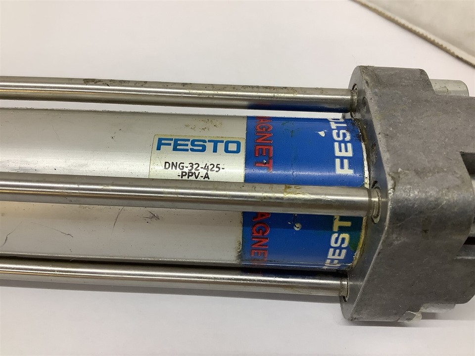 Festo DNG-32-425-PPV-A Pneumatic Cylinder With Clevis 11MM OD RAM 18 ...