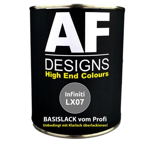 500ML Basislack Infiniti LX07 Gun Metal Metallic Spritzfertig Autolack ...